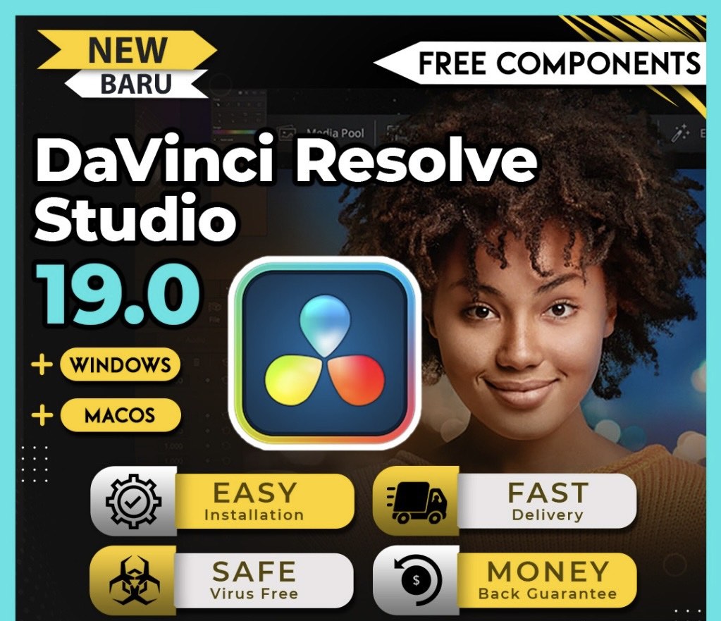 DaVinci Resolve Studio 16-19 Windows and MacOs, Computers & Tech, Parts & Accessories, Software ...