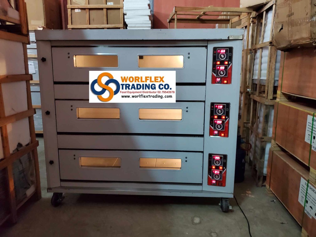 DECK OVEN 6TRAYS, Food & Drinks, Chilled & Frozen Food on Carousell