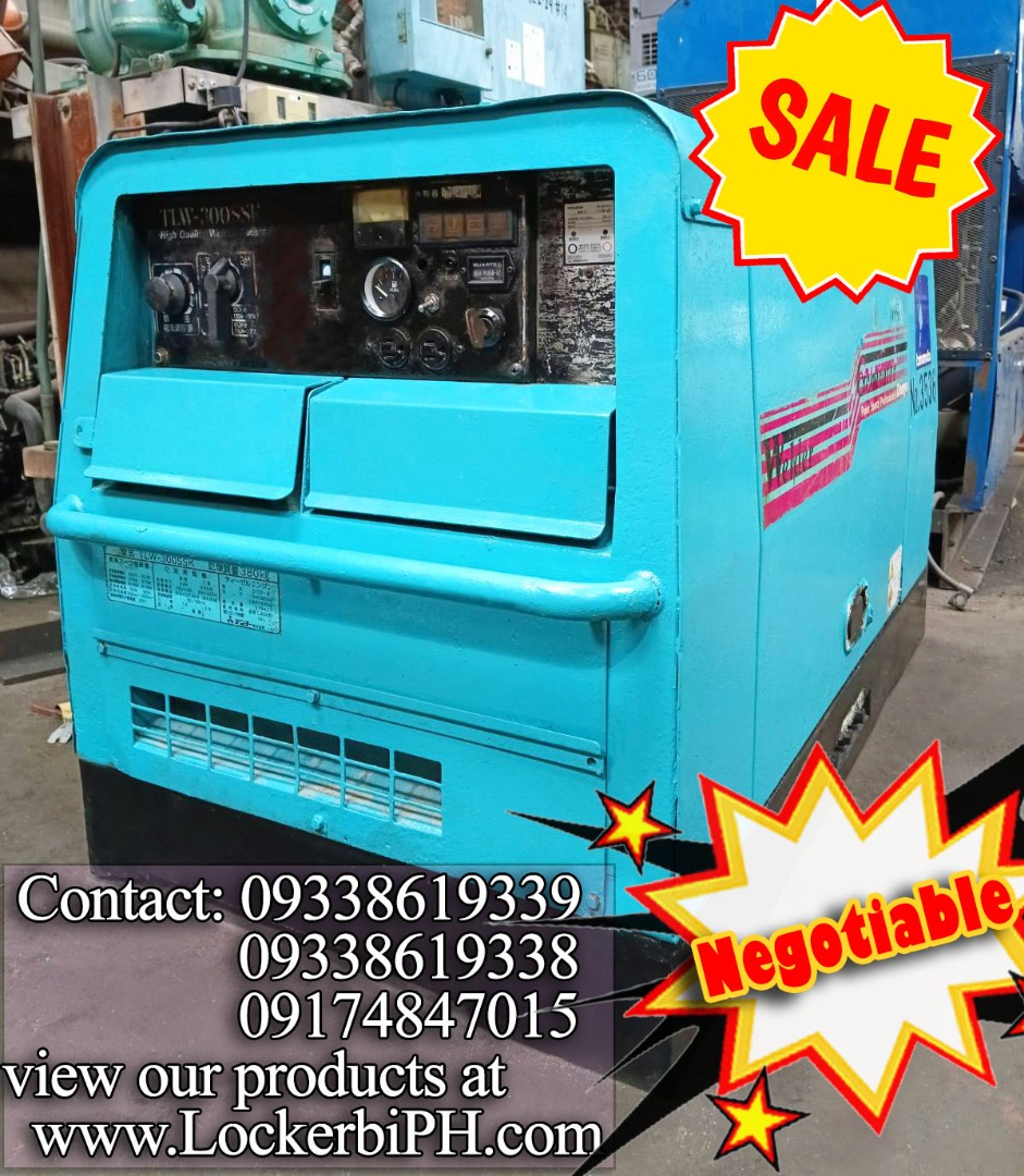 Denyo Welding Generator genset 300A 300 amperes 9.9kva Diesel from ...