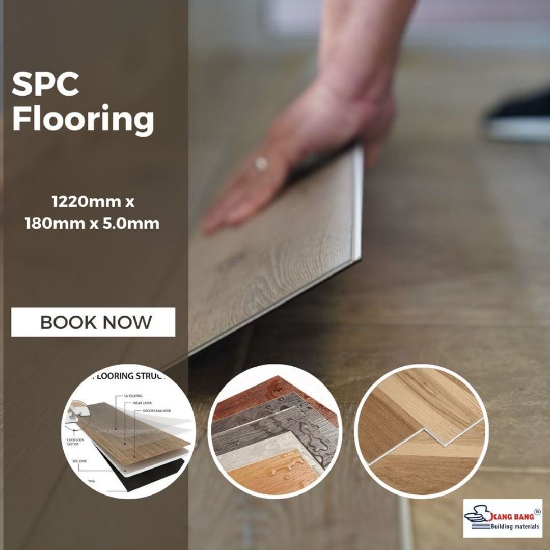 desain interior modern dengan dinding SPC FLOORING TOP BEST QUALITY 100 ...
