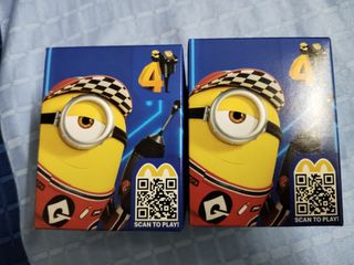 McDonald HAPPY MEAL MINION BANANA DESPICABLE ME TOY Pit Crew Phil ...