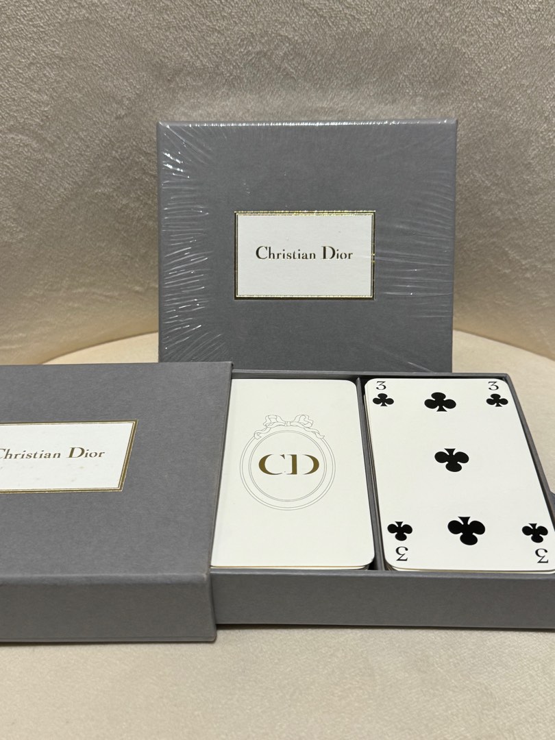 100% Authentic Dior Playing Card, Hobbies & Toys, Toys & Games on Carousell