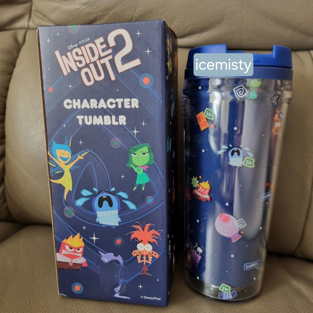 Inside Out cpcm water tumbler cow play cow moo inside out water bottle ...