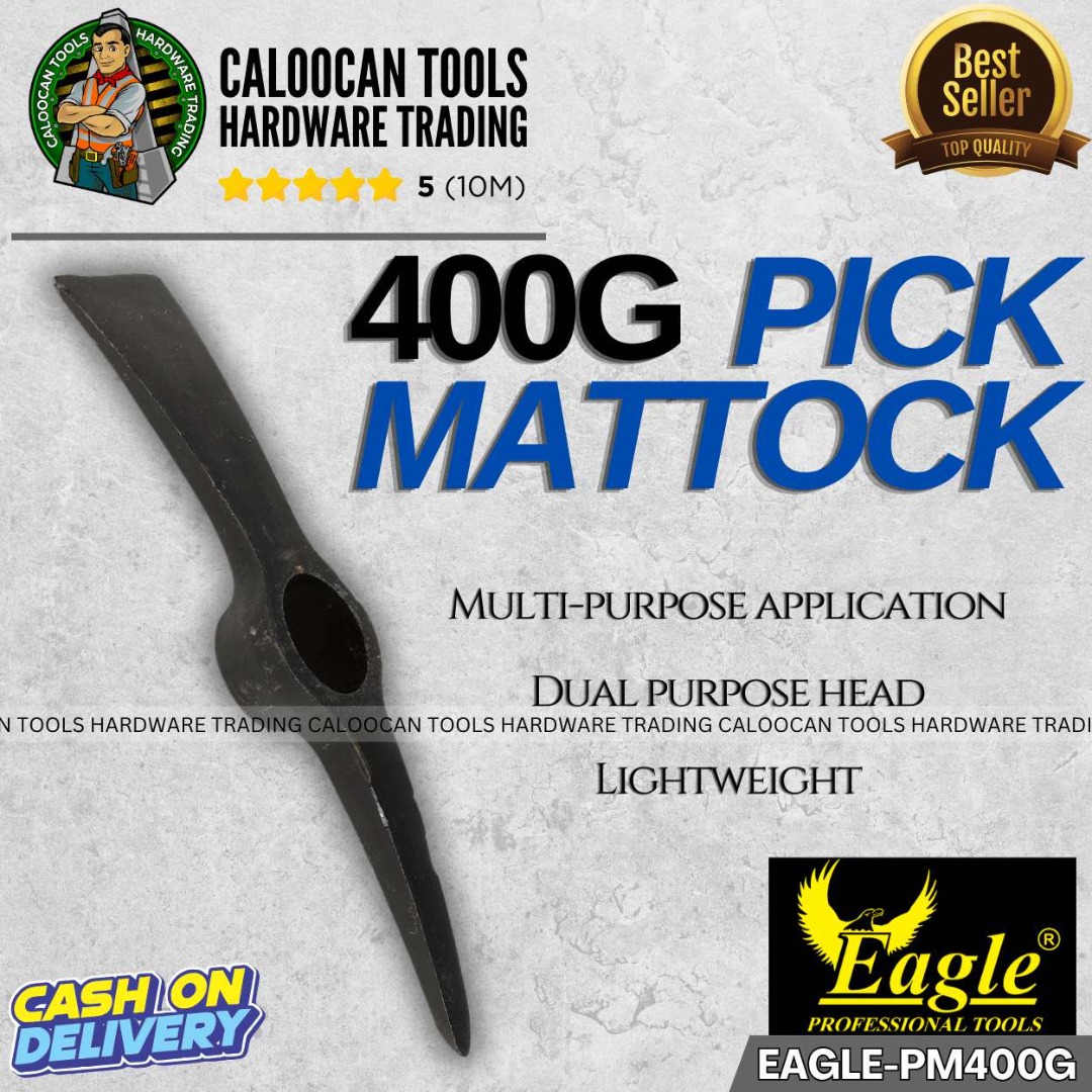 Eagle Gardening Tools Pick Mattock (EAGLE-PM400G), Commercial ...