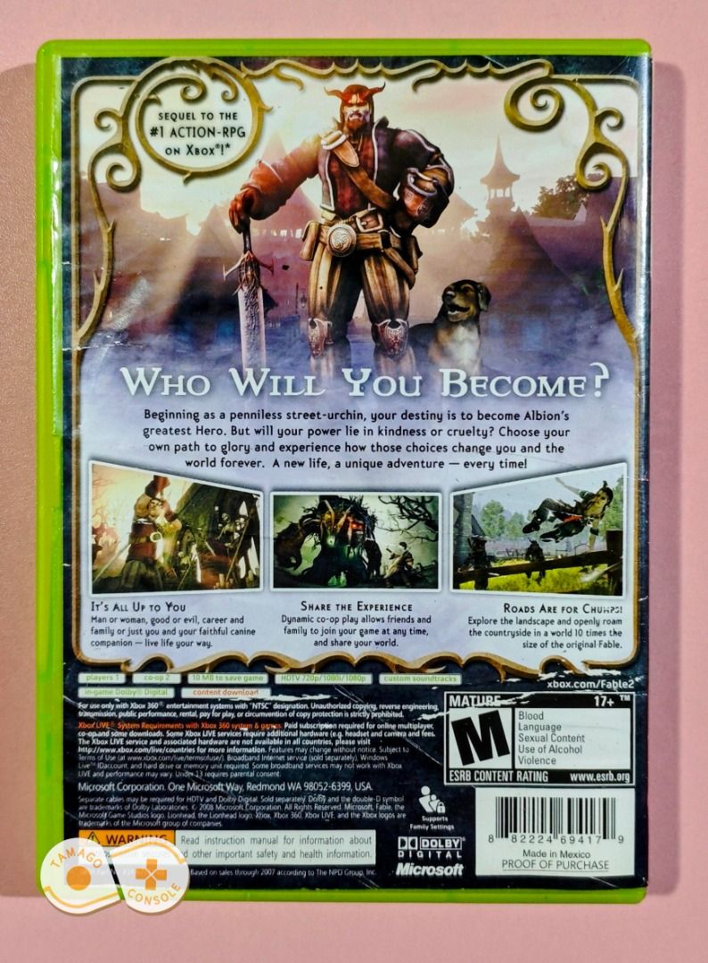 Fable II - [XBOX 360 Game] [NTSC / ENGLISH Language], Video Gaming ...