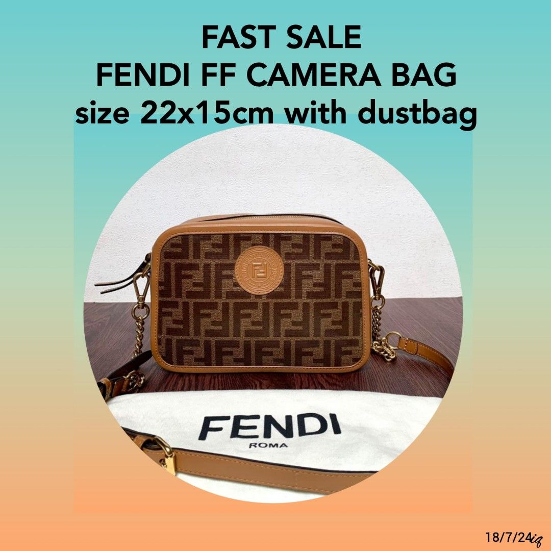 FENDI FF CAMERA BAG, Fesyen Wanita, Tas & Dompet di Carousell