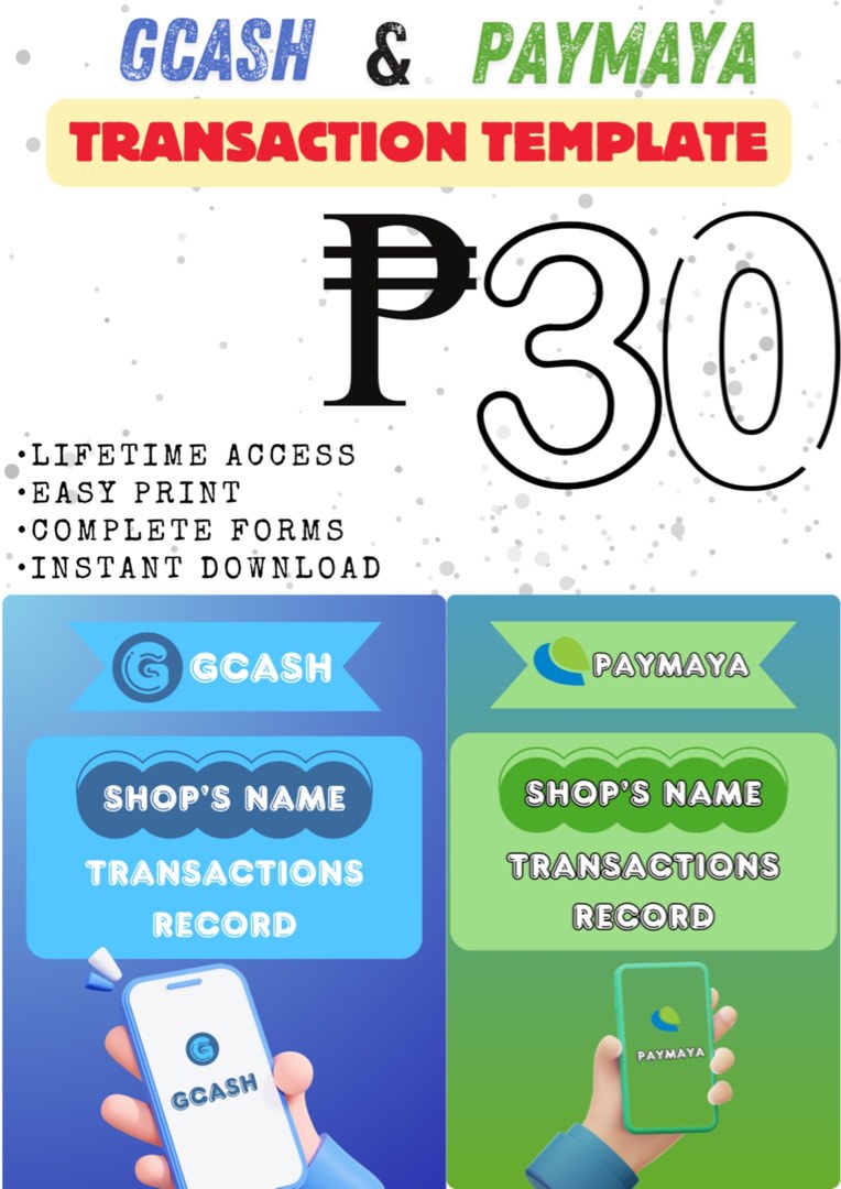 Gcash Transaction Record template, Community on Carousell