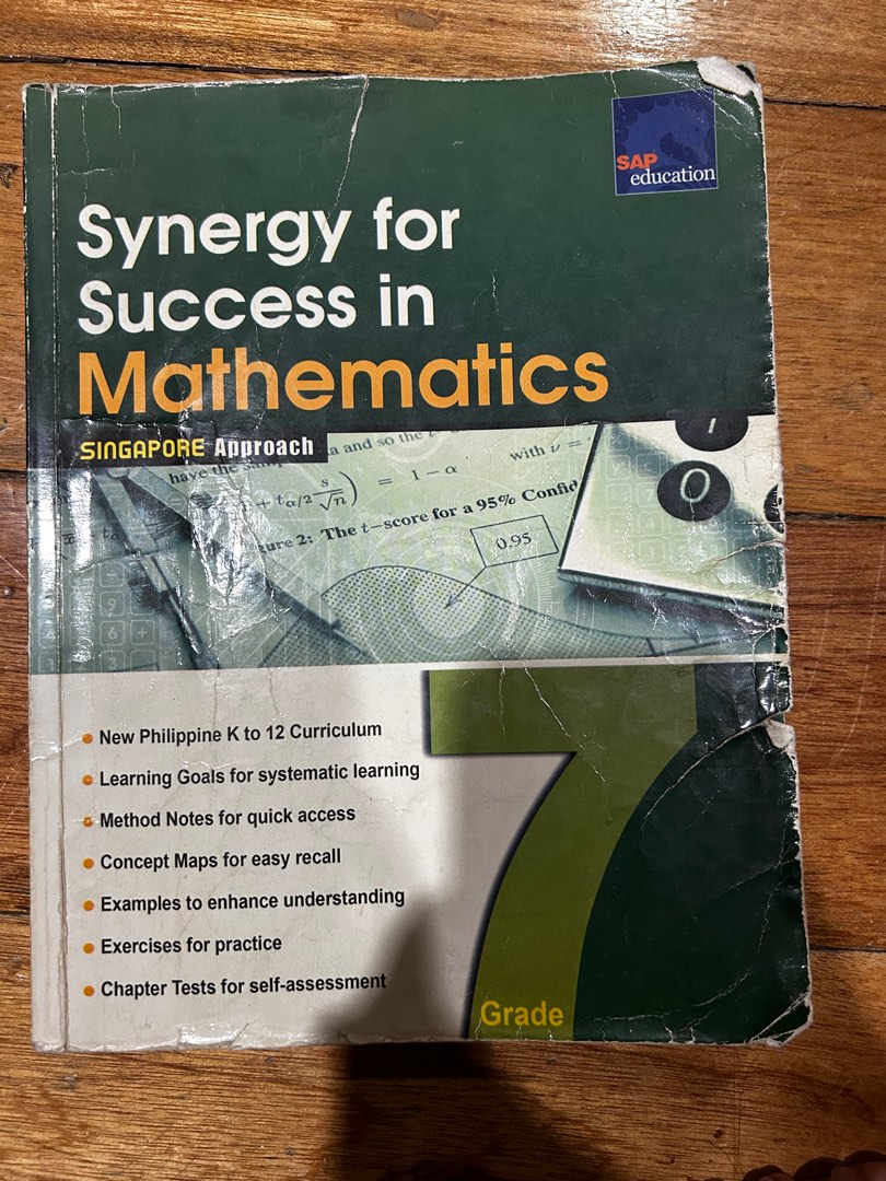 Grade 7 Synergy for Success in Mathematics Book, Hobbies & Toys, Books ...