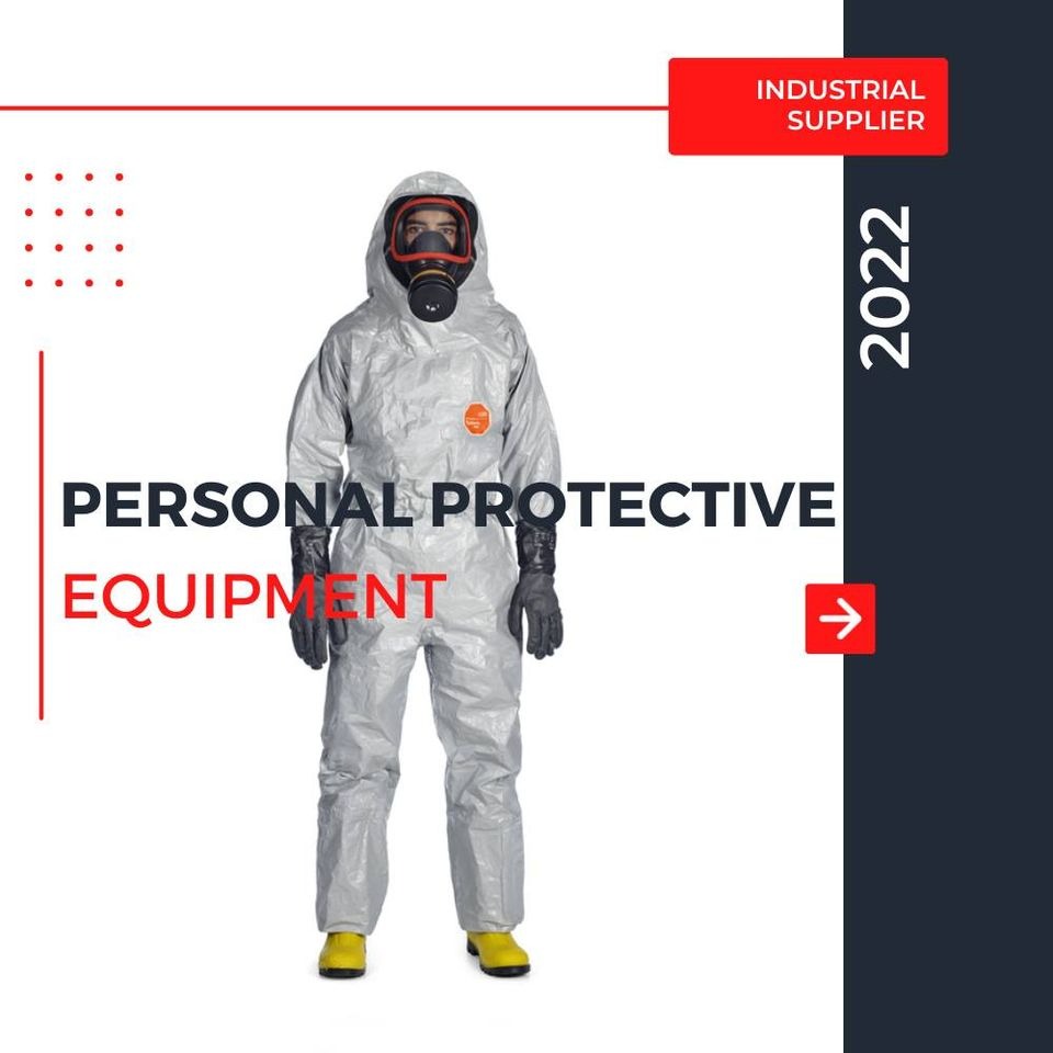 Grey Thumb Loops DuPont™ Tychem® 6000 F Coverall / PPE Coverall Tychem ...