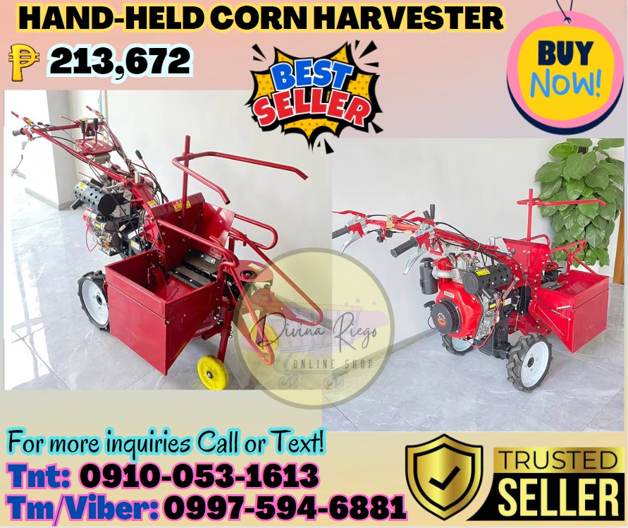 Hand Push Self-Propelled Corn Harvester, Commercial & Industrial ...