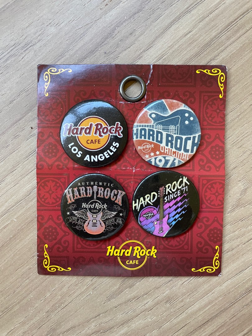 Hard Rock Los Angeles Badge, Hobbies & Toys, Collectibles & Memorabilia ...