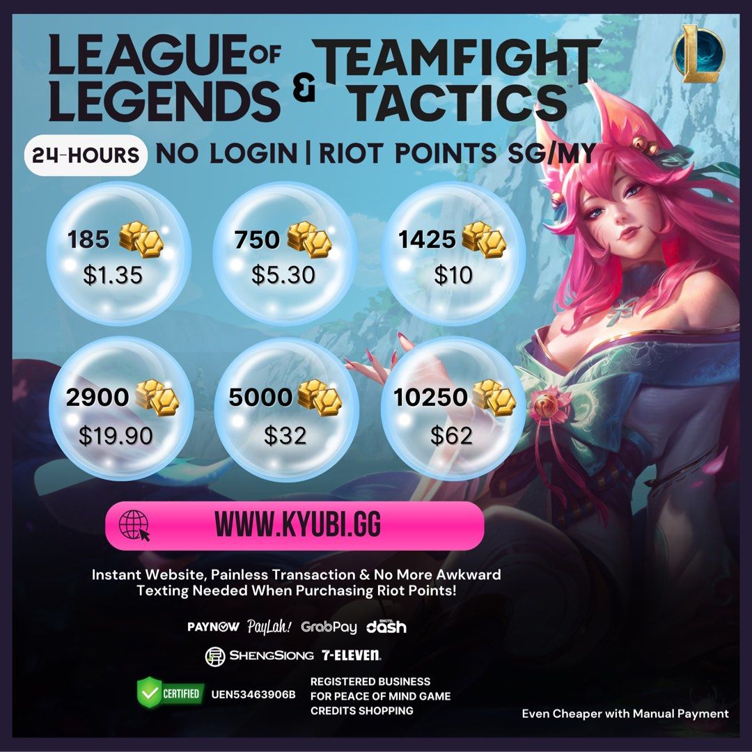 [Instant | 24/7 Web] League of Legends RP [PC] | TFT RP [PC ...