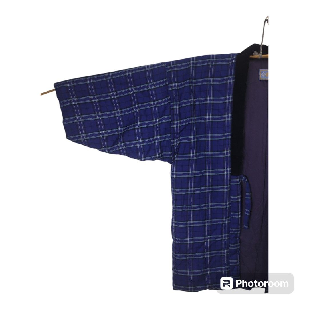 JAPANESE VINTAGE HANTEN PUFFER KIMONO JACKET, Men's Fashion, Coats ...