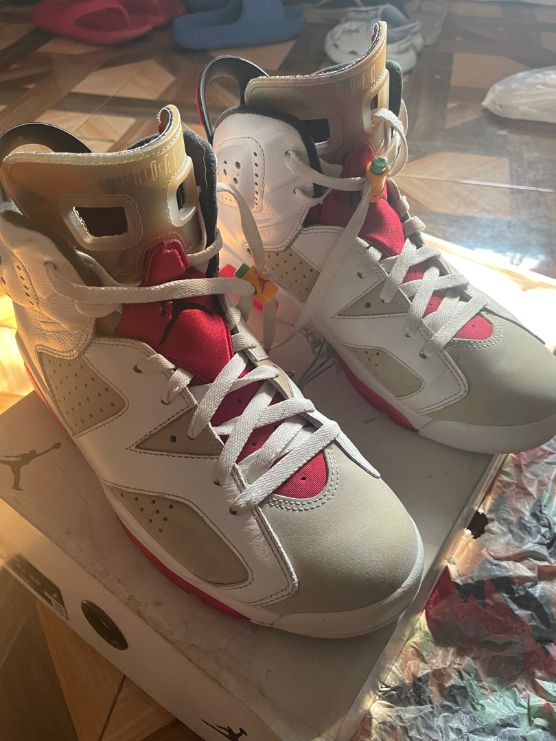 Jordan 6 Hare, Men's Fashion, Footwear, Sneakers on Carousell