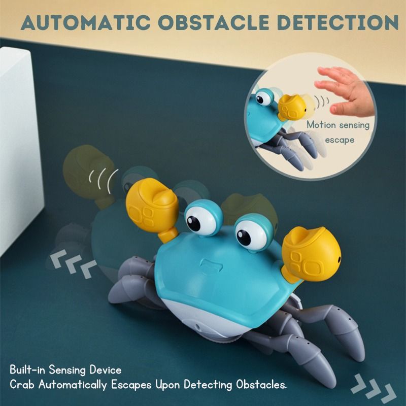 Kids Crab Toy Electric Sensor Automatically Escapes Senses Avoids ...