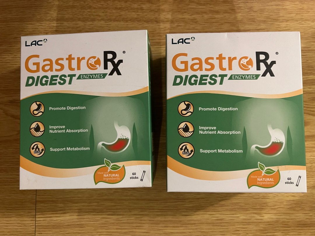 LAC Gastro Digest Enzymes, Health & Nutrition, Health Supplements ...