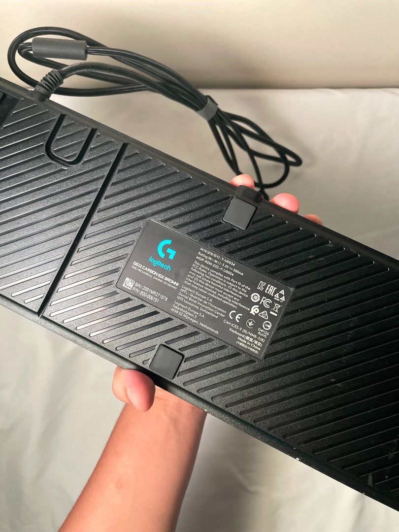 Logitech G512 Carbon Keyboard (GX Brown) + G102 Lightsync Gaming Mouse ...