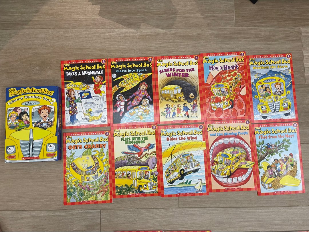 Magic School Bus - set of 10 books - $50, 興趣及遊戲, 書本 & 文具, 小說 & 故事書 ...