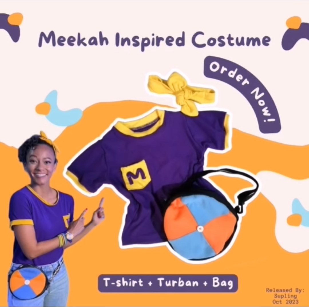 Meekah of Blippi Costume Set, Babies & Kids, Babies & Kids Fashion on ...