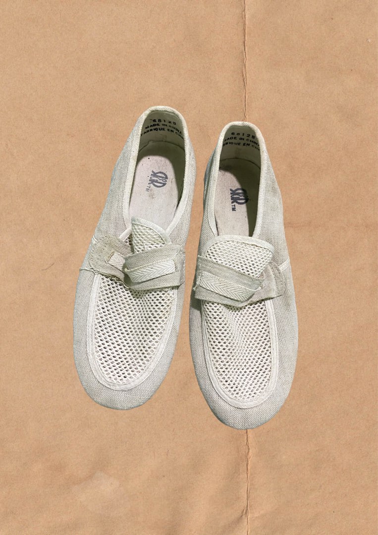 Men’s Perforated Light Beige Shoes, Men's Fashion, Footwear, Sneakers ...