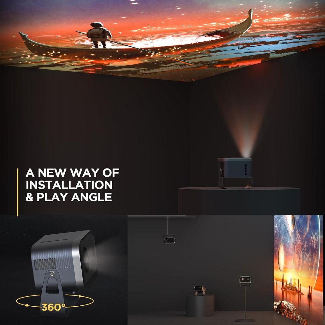 MINI Projector 投影機 - 2024 *HOME CINEMA*(A NEW WAY of Installation, Tilt ...