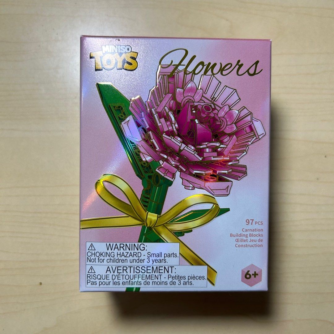 miniso lego flowers, Hobbies & Toys, Toys & Games on Carousell