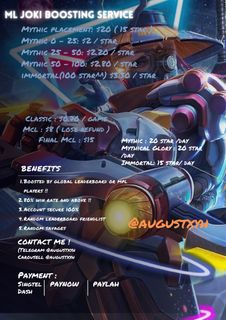MLBB boosting services! Moblie legend rank services boosting• BOOST ...