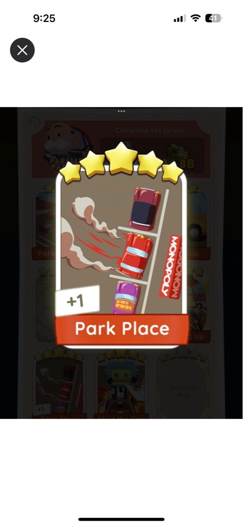 Monopoly park place, Hobbies & Toys, Toys & Games on Carousell