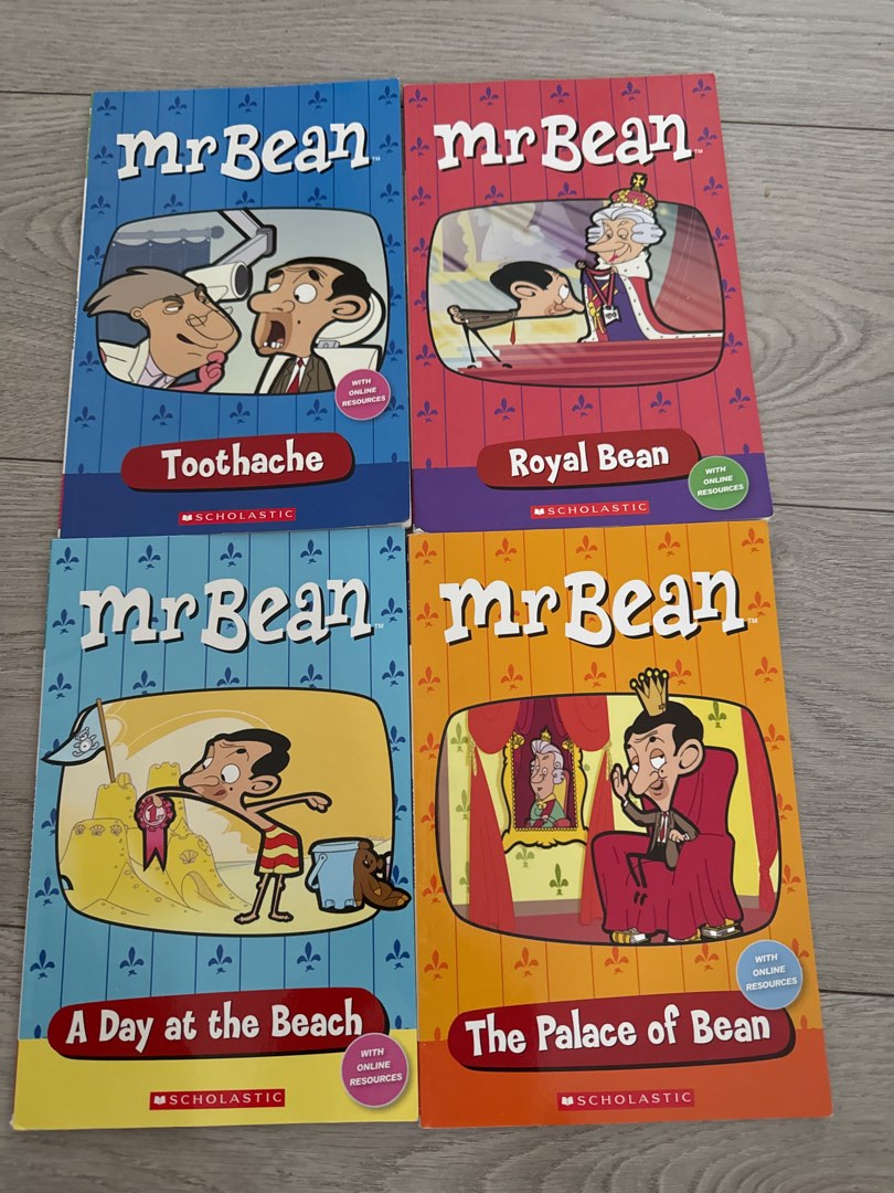 Mr. Bean story book, 興趣及遊戲, 書本 & 文具, 小朋友書 - Carousell