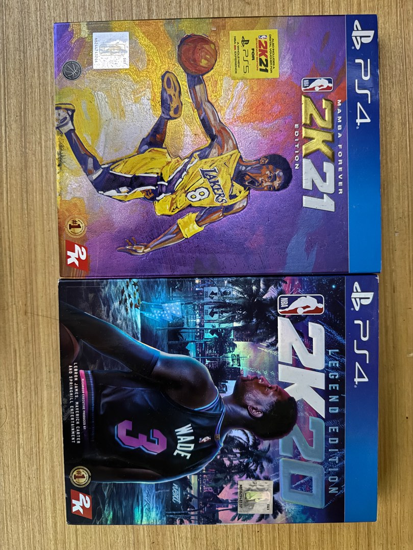 Nba 2k20 legend edition and 2k21 Mamba Forever edition for sale!, Video ...