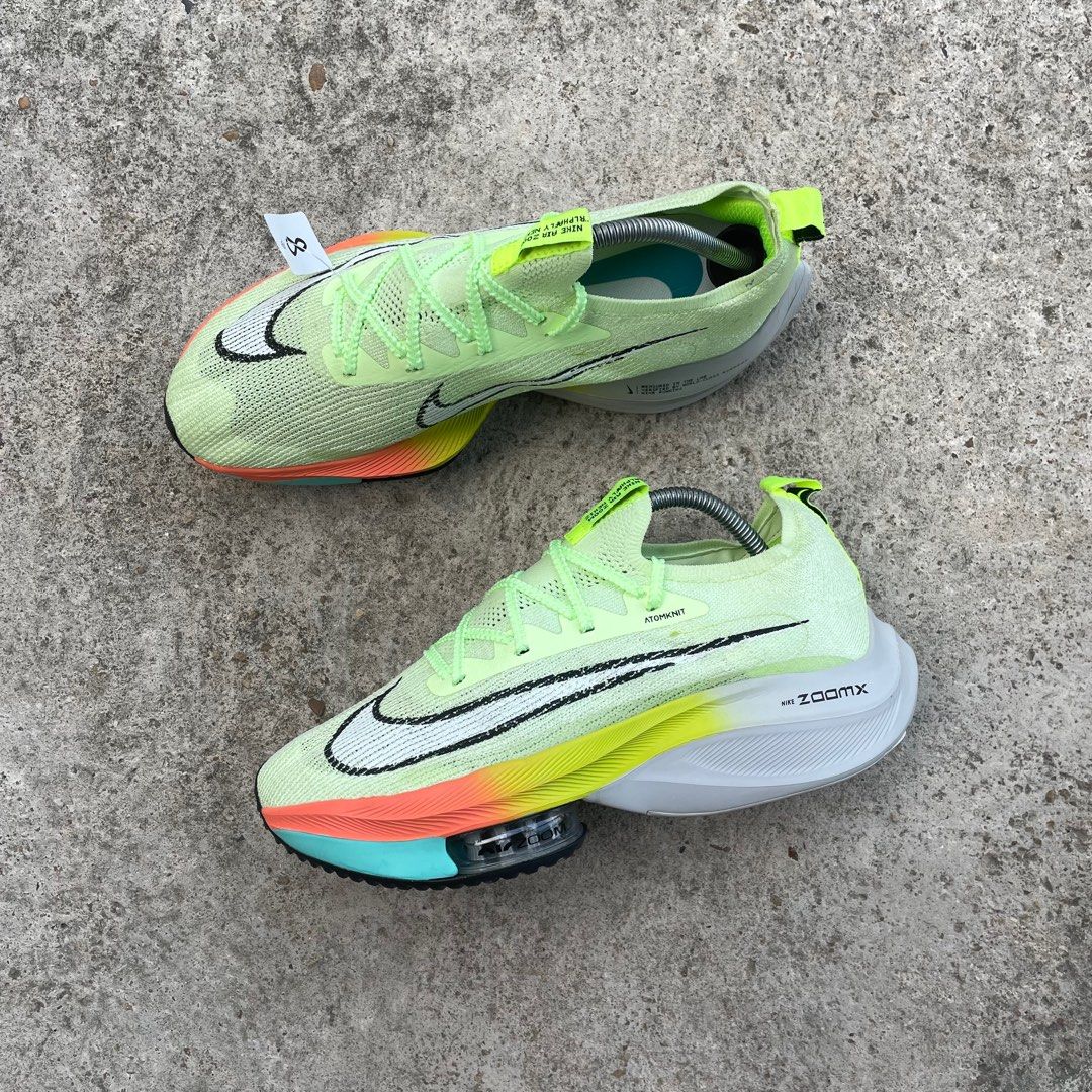 Nike Air Z00m Alphafly Barely Volt/Hyper 0range (8UK) - RM15O, Sports ...