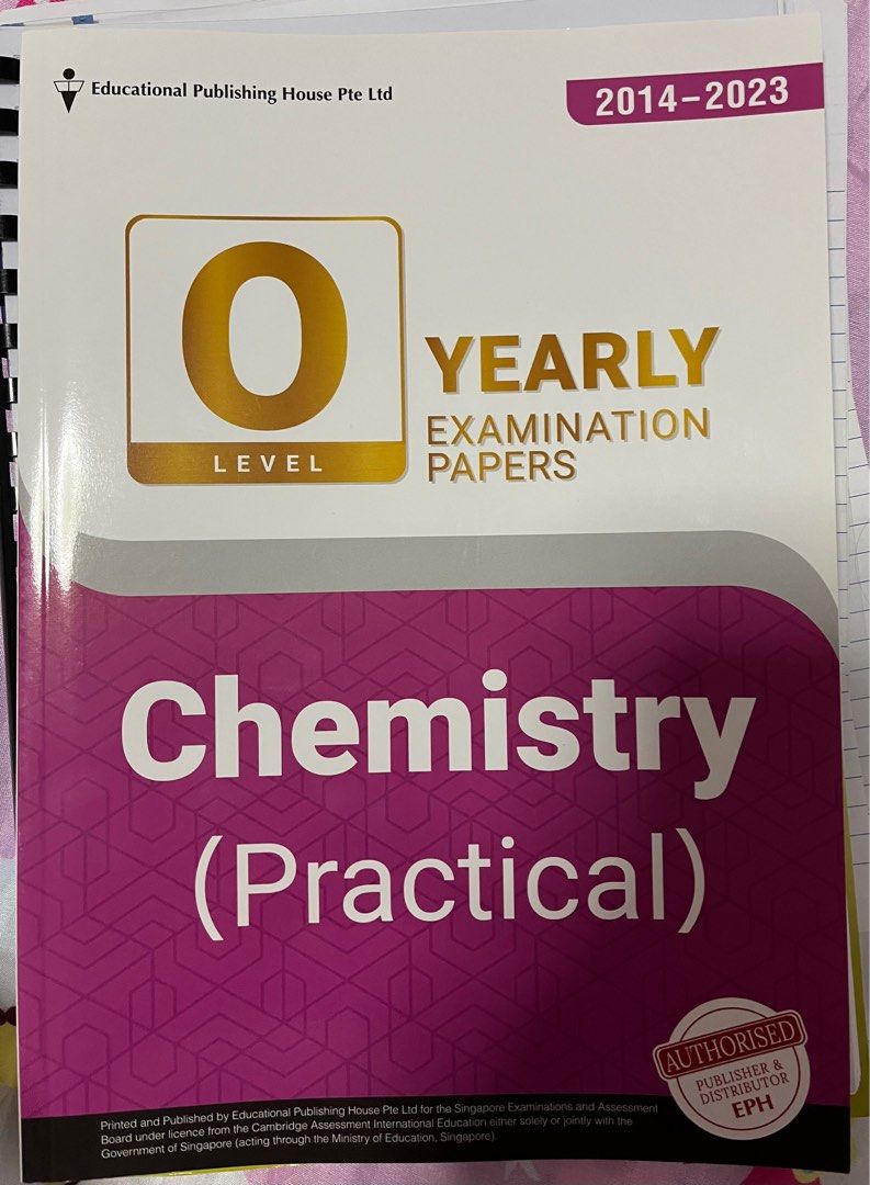 O LEVEL PURE CHEMISTRY PRACTICAL 2014-2023 TYS, Hobbies & Toys, Books ...