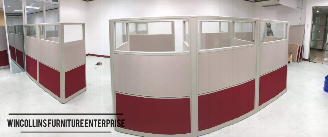 OFFICE PARTITION /OFFICE CUBICLE, Furniture & Home Living, Office ...
