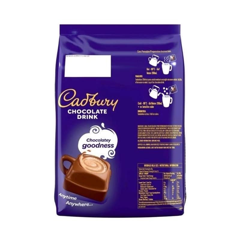 Original 3 in 1 Cadbury Chocolate Drink 390g Malt Coklat Minuman Hot ...