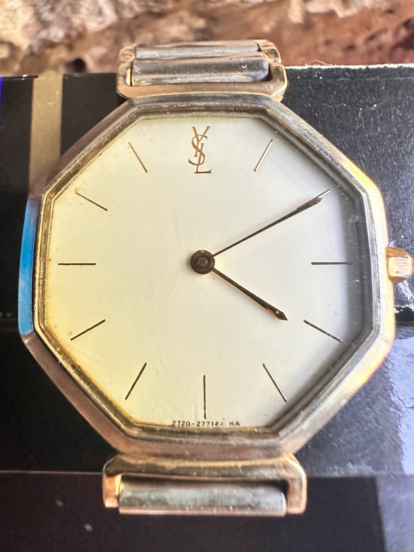 Original LSY Yves Saint Laurent Watch (with box,certificate), Men's Fashion, Watches ...
