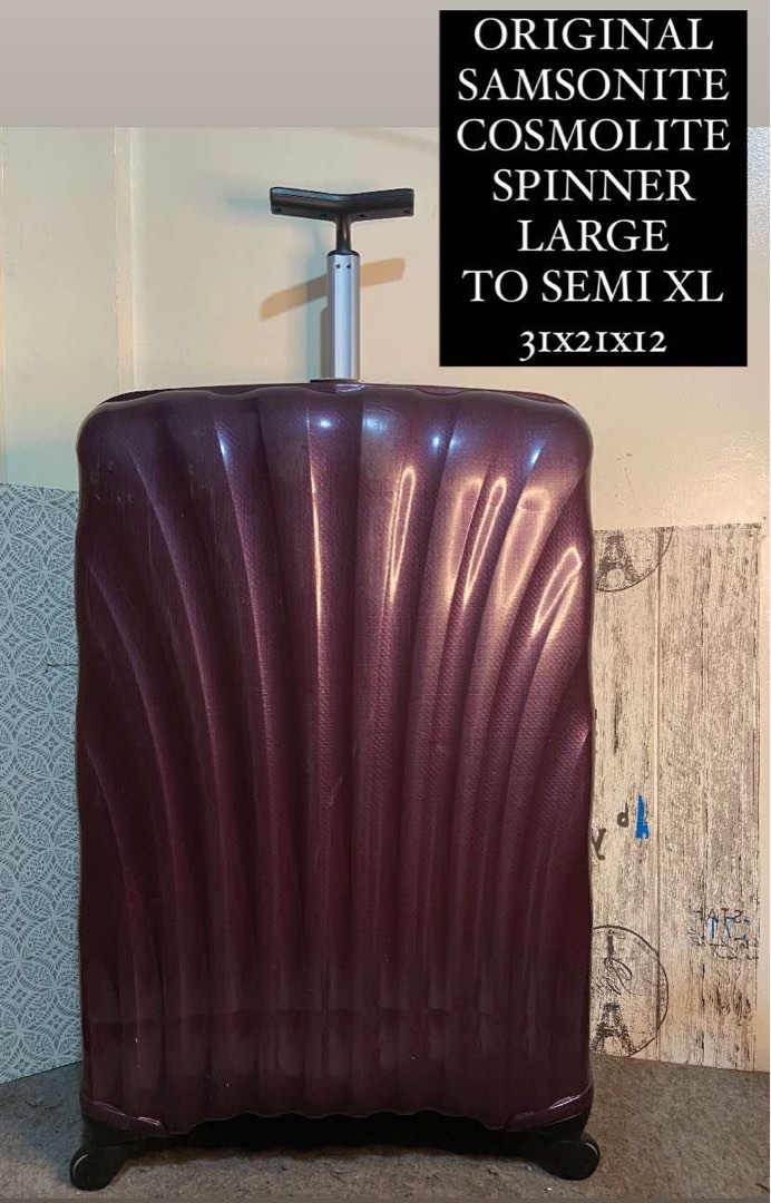 ORIGINAL SAMSONITE COSMOLITE SPINNER MADE IN EUROPE LARGE TO SEMI XL ...