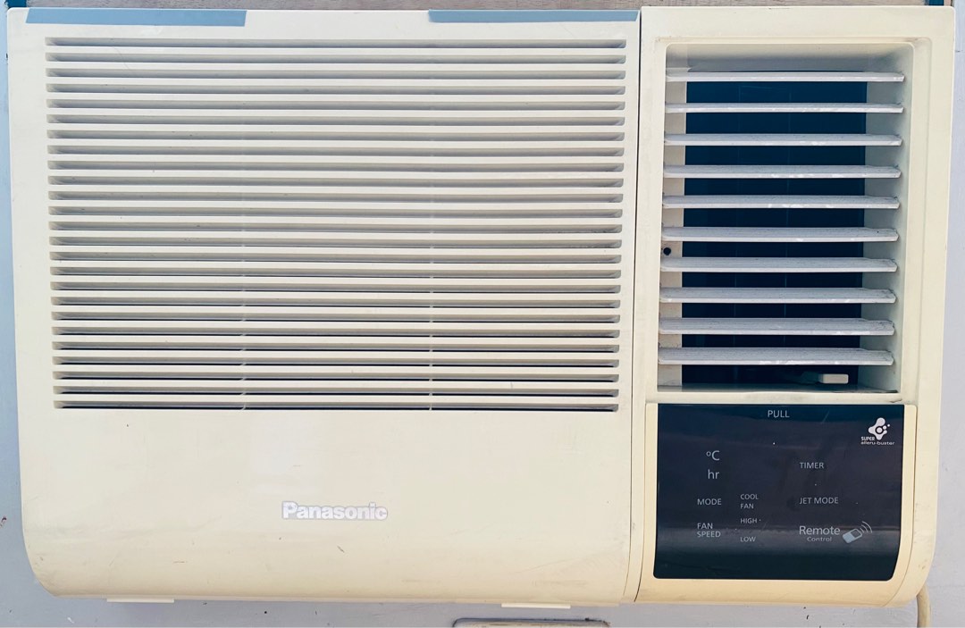 Panasonic 1 HP Window Type Aircon w/ remote, TV & Home Appliances, Air ...