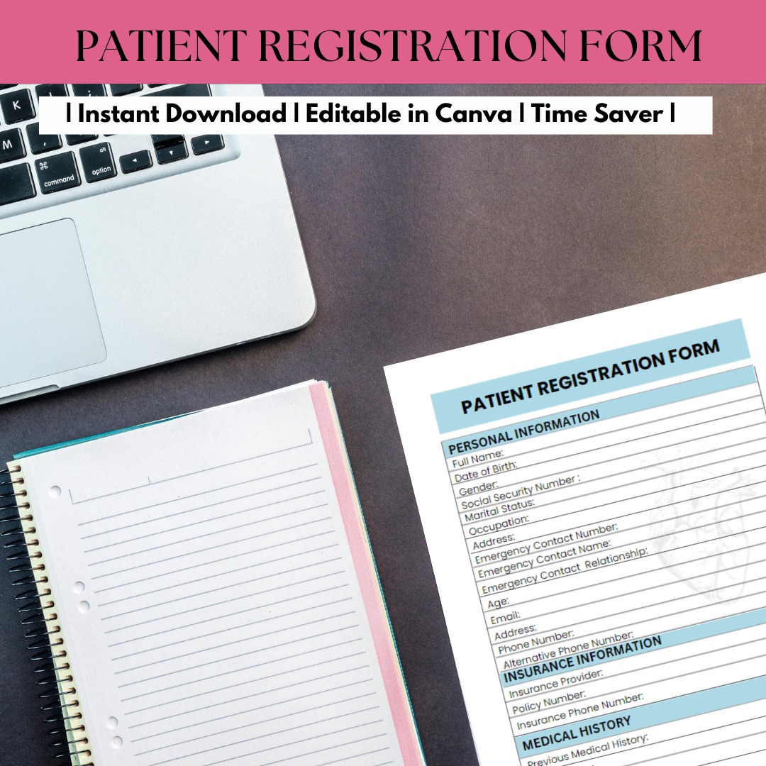 Patient Registration Template for Clinics Hospitals | Clinic Hospital ...