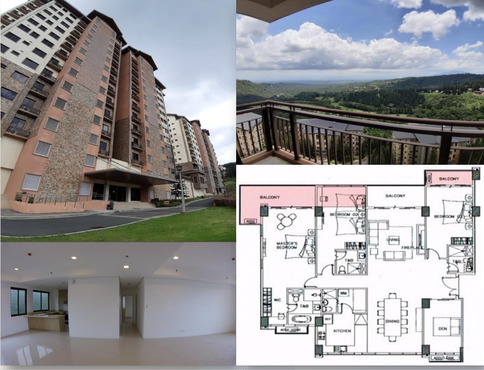 PD0410 - Woodridge Tagaytay Highlands, Mahogany Tower 3-Bedroom Unit ...