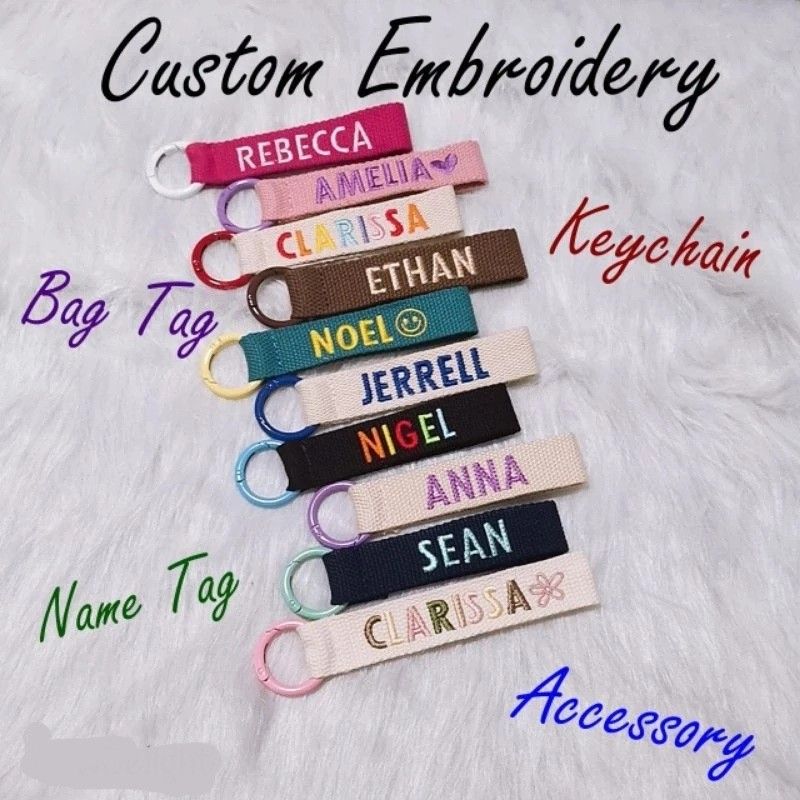 Personalized Embroidery Name Tag