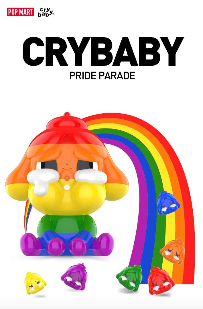 Pop Mart Cry Baby Pride Parade, Hobbies & Toys, Toys & Games on Carousell