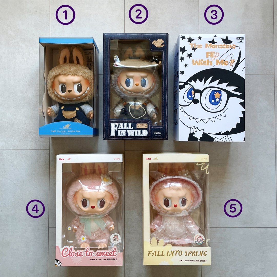 Popmart Labubu Vinyl plush doll collection, Hobbies & Toys, Toys ...