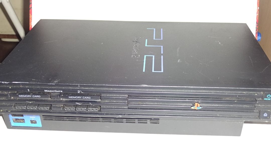 Ps2 PHAT Gaming Console Black Unit only scph-10000 japan 110v, Video ...