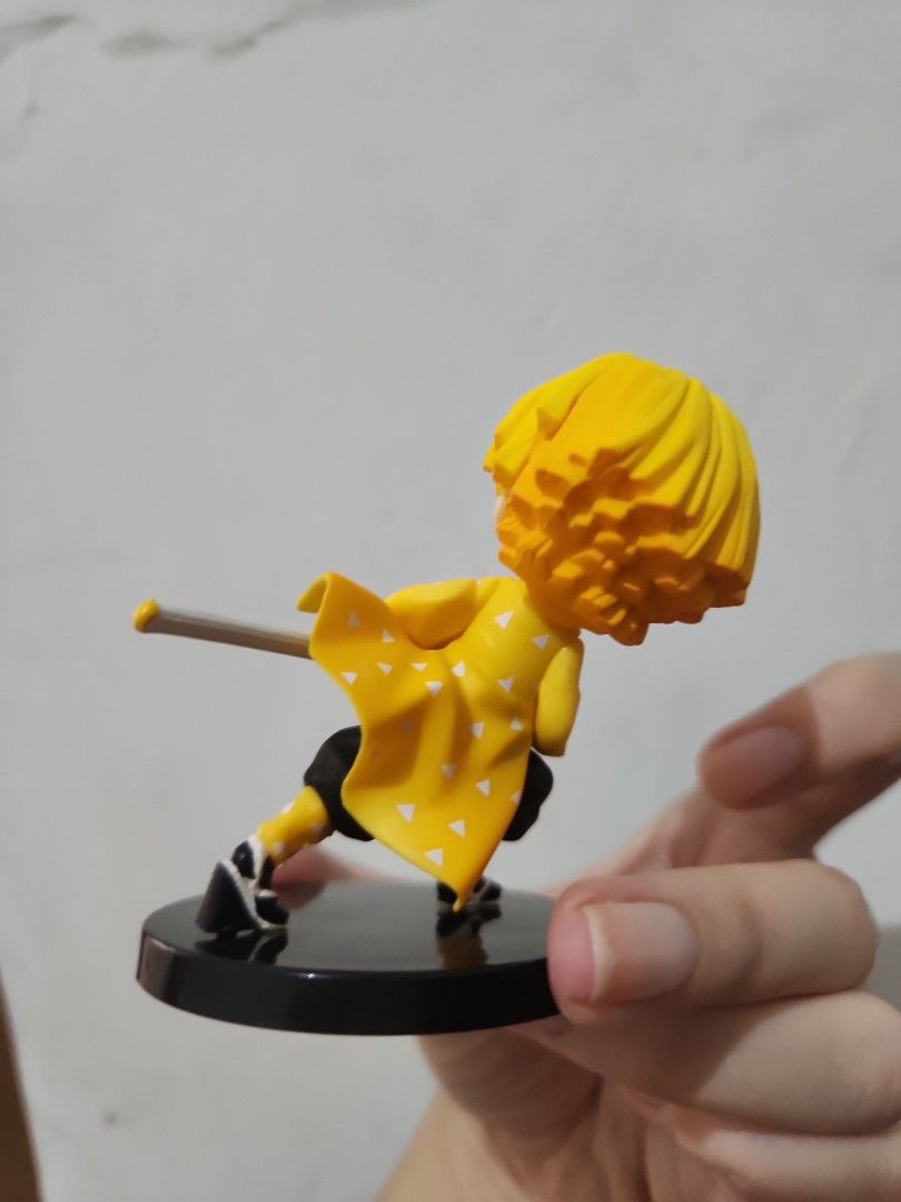 Qposket Action Figure Zenitsu Kimetsu no Yaiba Demon Slayer, Toys ...