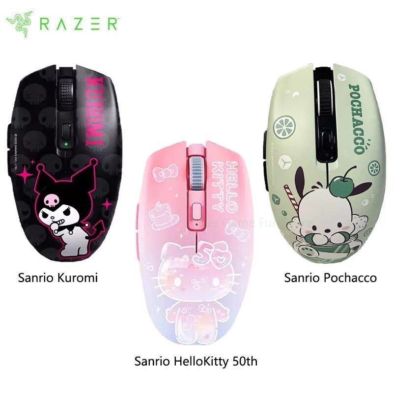 Razer Wireless Mouse Kuromi/Hello Kitty/Pochacco, Computers & Tech ...