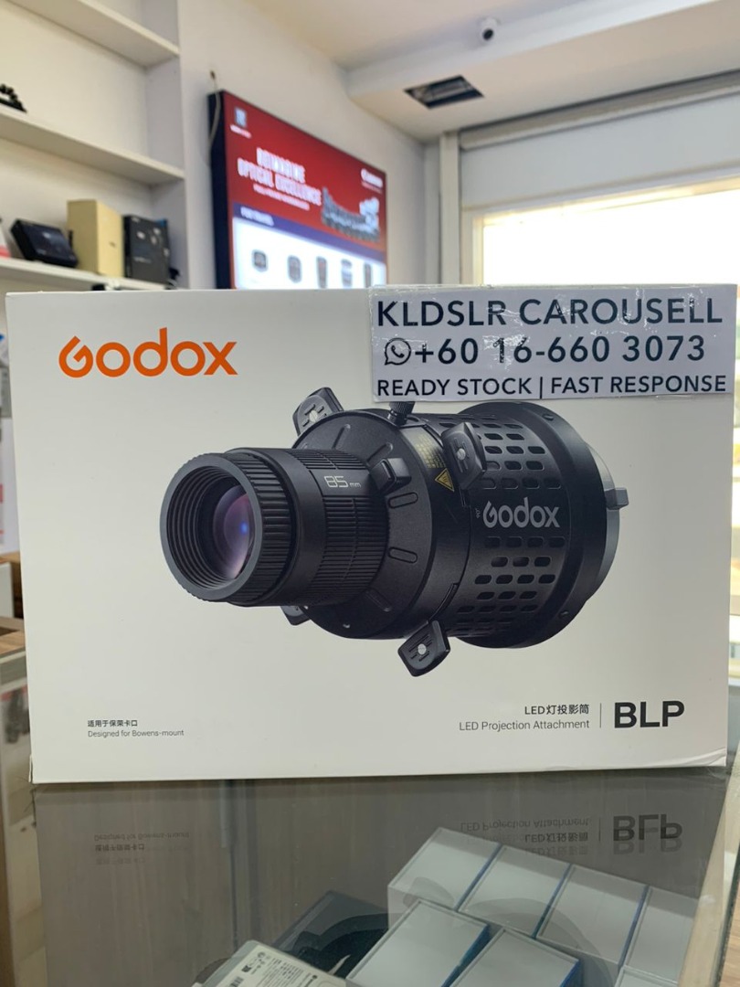 (Ready Stock) GODOX BLP LED Projection Attachment for Bowens, Photography, Photography ...