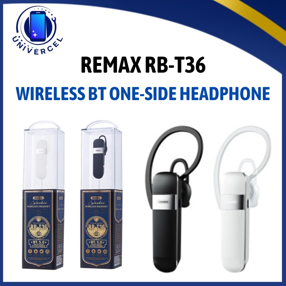 REMAX RB-T36 WIRELESS BT ONE-SIDE HEADPHONE - BRAND NEW - STORE PICKUP ...