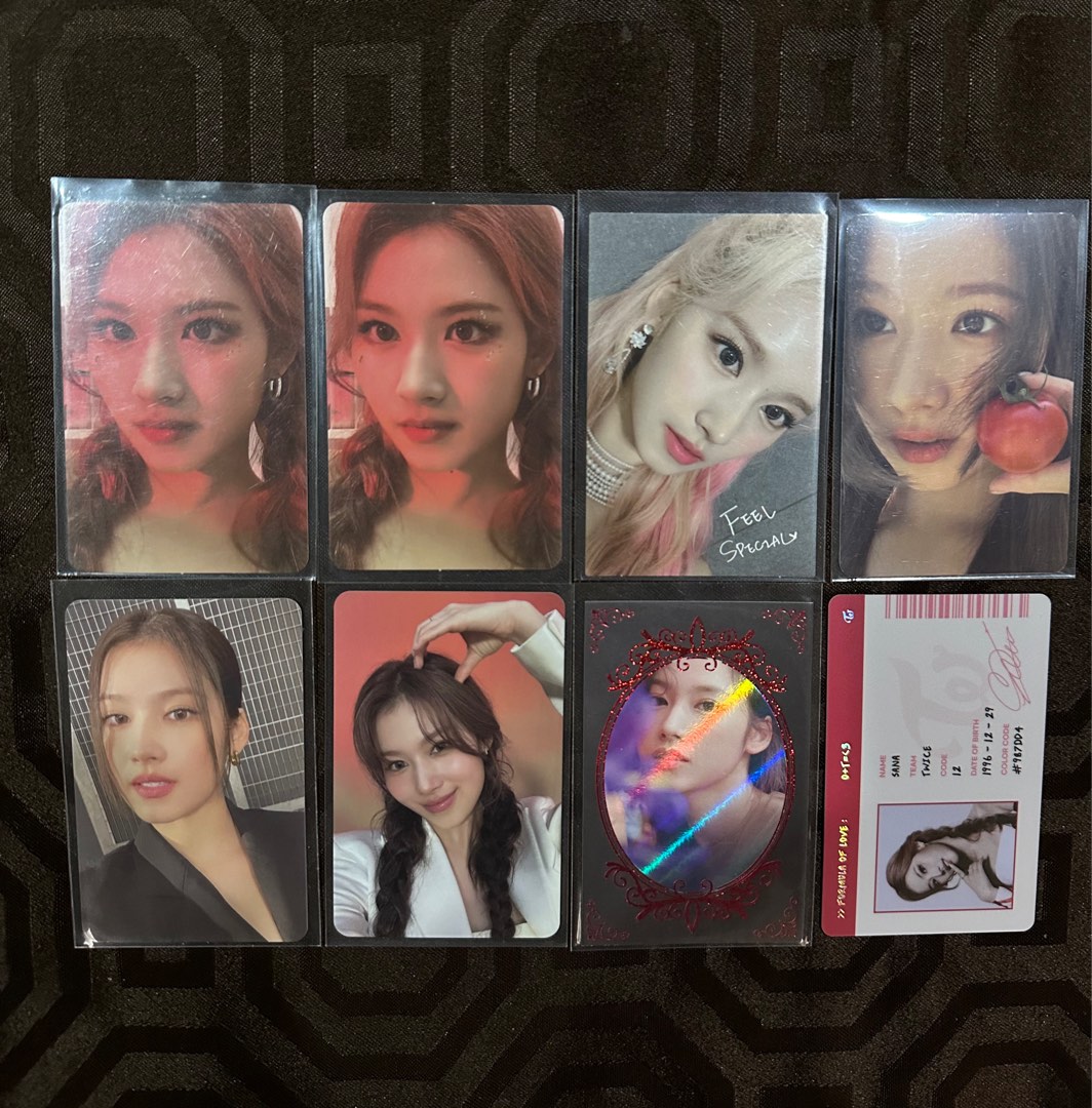 Sana Assorted Photocards Set, Hobbies & Toys, Memorabilia ...