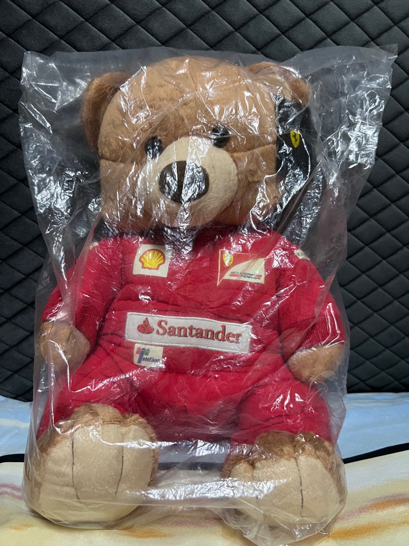 Scuderia Ferrari Official Driver Teddy Bear plush, Car Parts ...