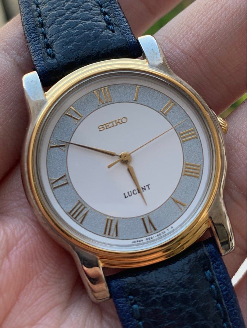 Seiko lucent blue dial and applied Roman numerals, Men's Fashion ...